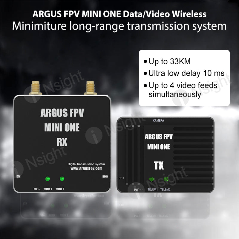 ARGUS FPV MINI ONE Data/Video Wireless Minimiture long-range transmiss – iNsightFPV