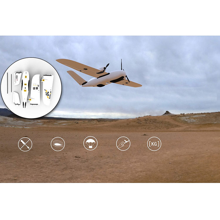 Makeflyeasy Believer Aerial Survey Carrier Fixed wing mapping UAV Doub iNsightFPV