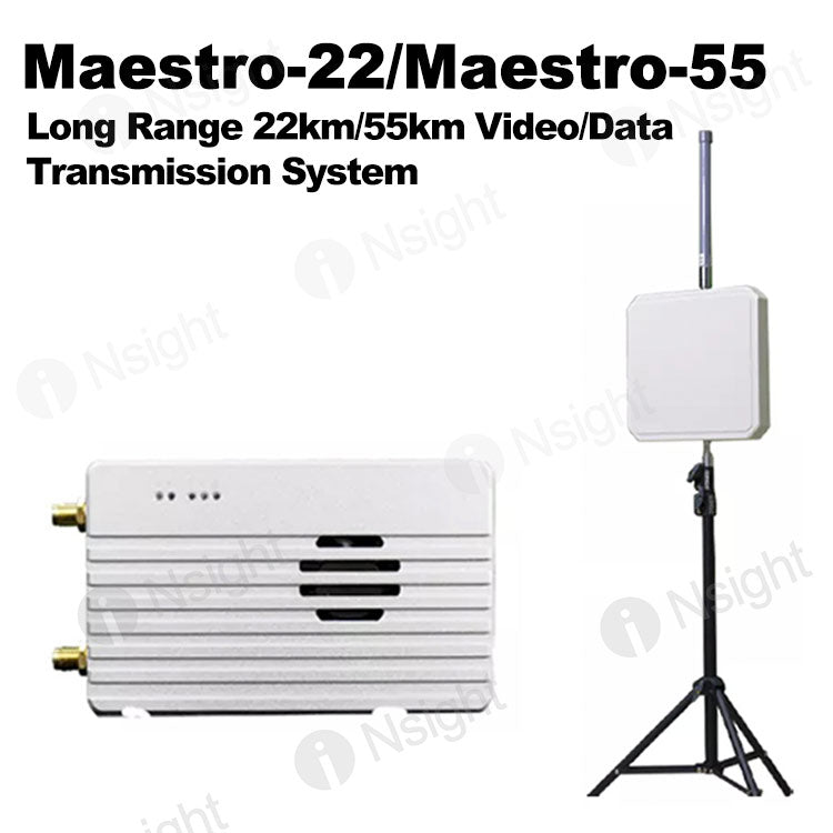 Maestro-22/Maestro-55 Long Range 22km/55km Video/Data Transmission Sys – iNsightFPV