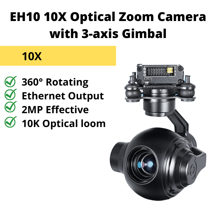 EH10 10X Optical Zoom Camera with 3-axis Gimbal – iNsightFPV