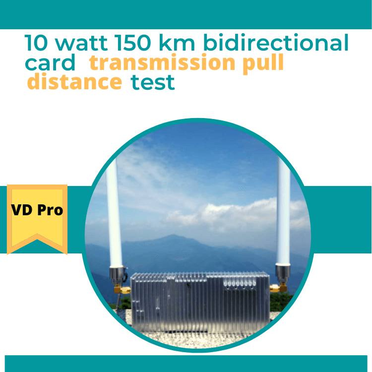 VD Pro:10 watt 150 km bidirectional card transmission pull distance te ...