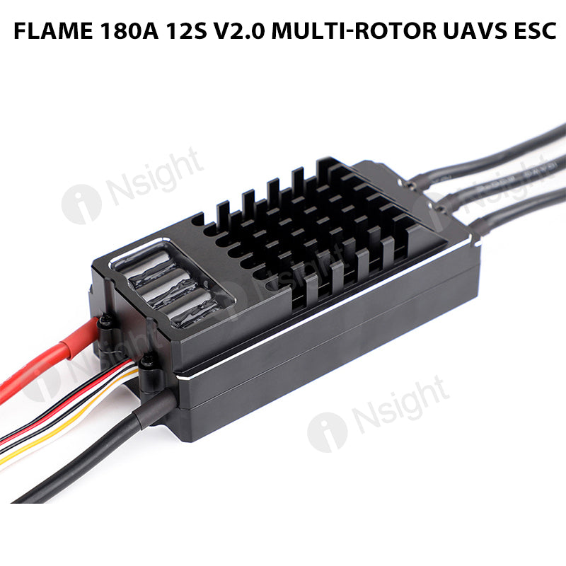 FLAME 180A 12S V2.0 Multi-Rotor UAVs ESC – iNsightFPV