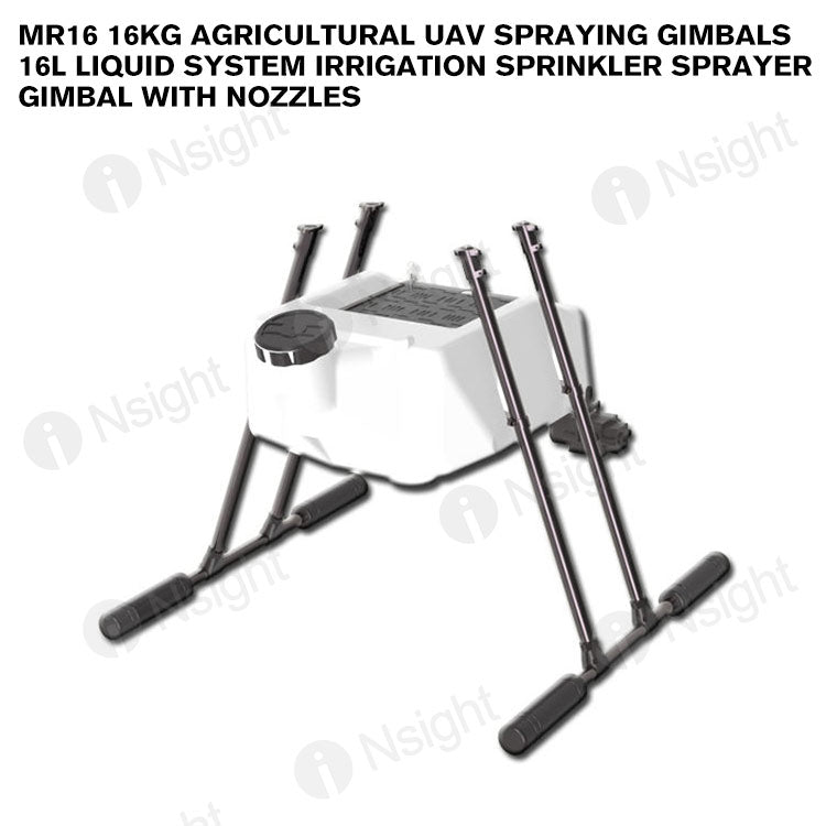 MR16 16KG Agricultural uav Spraying Gimbals 16L Liquid System Irrigati ...