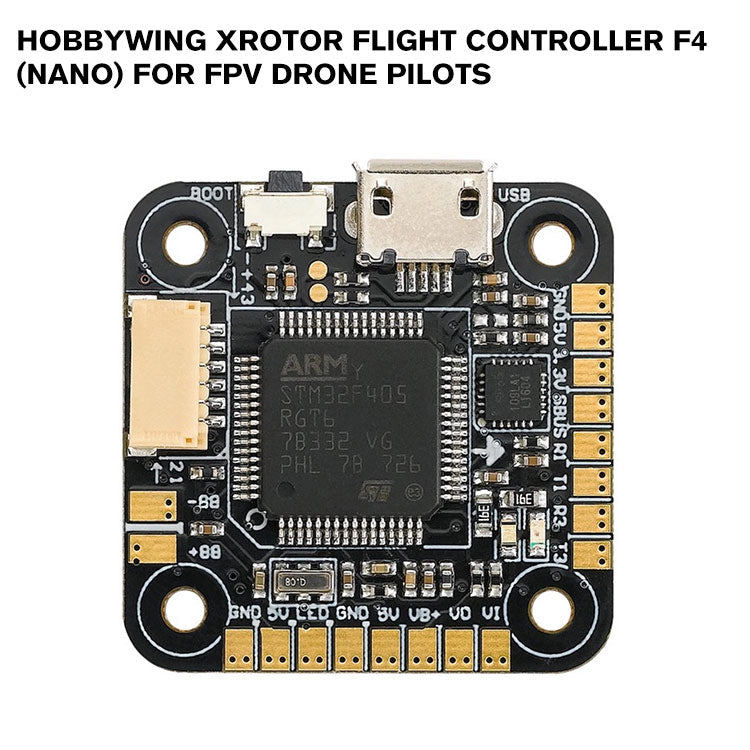 Hobbywing XRotor Flight Controller F4 (Nano) for FPV Drone Pilots ...