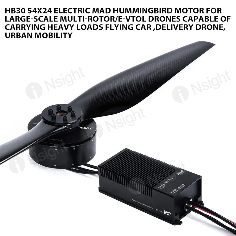 HB30 54X24 electric MAD Hummingbird motor for large-scale multi-rotor ...