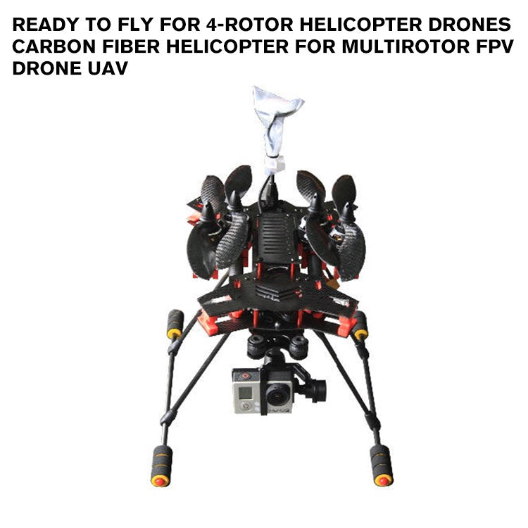 Ready to fly for 4-rotor helicopter drones carbon fiber helicopter for ...