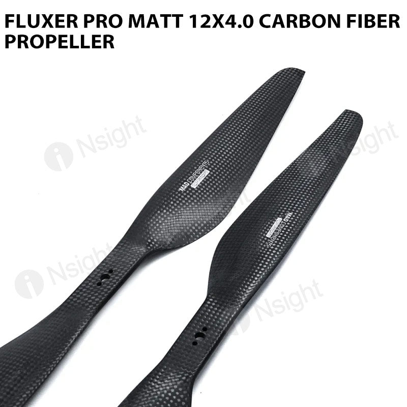 FLUXER PRO MATT 12x4.0 carbon fiber propeller – iNsightFPV