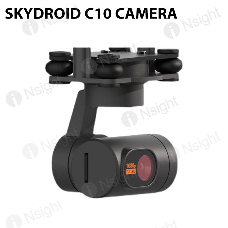 SkyDroid C10 Camera with LED/OAG/DG 1080P FPV PTZ Camera Gimbal Compat ...