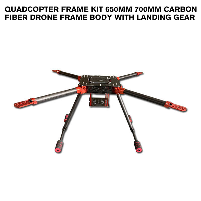 Quadcopter Frame Kit 650mm 700mm Carbon Fiber Drone Frame Body With La ...