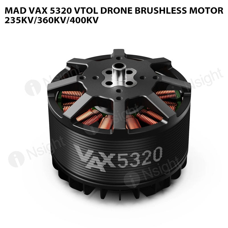 MAD VAX 5320 VTOL Drone Brushless Motor 235KV/360KV/400KV – iNsightFPV