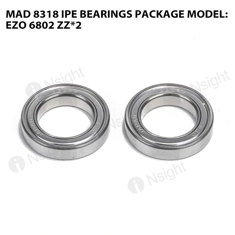MAD 8318 IPE Bearings package model:EZO 6802 ZZ*2 – iNsightFPV