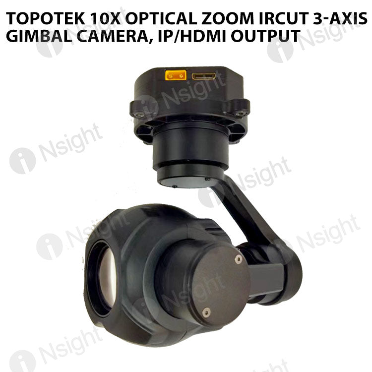 Topotek 10x Optical zoom IRCUT 3-Axis Gimbal camera, IP/HDMI output ...