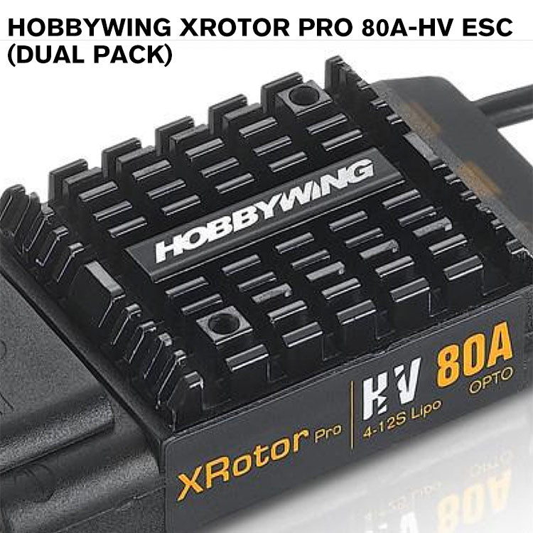 【stop product】Hobbywing XRotor PRO 80A-HV ESC (Dual Pack) – iNsightFPV