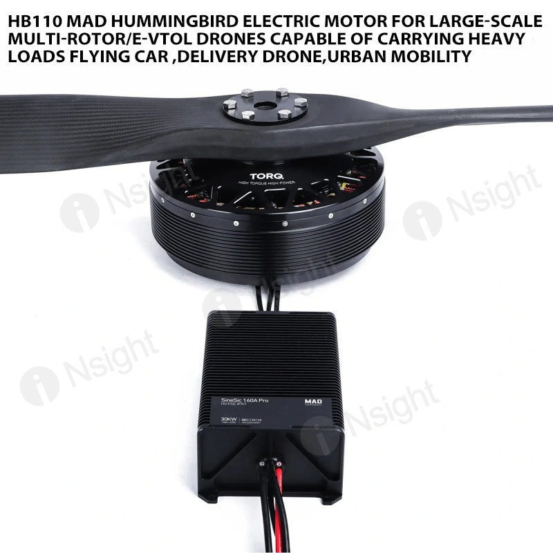 HB110 MAD Hummingbird electric motor for large-scale multi-rotor/e-VTO ...