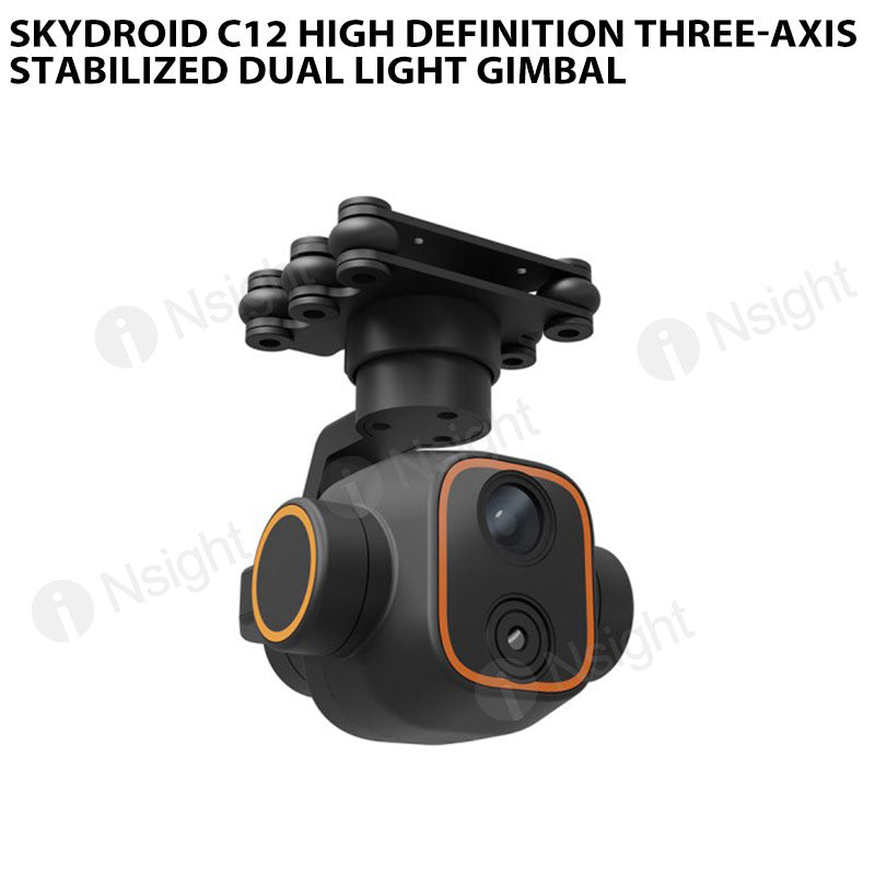 Skydroid C12 High Definition Three-Axis Stabilized Dual Light Gimbal ...