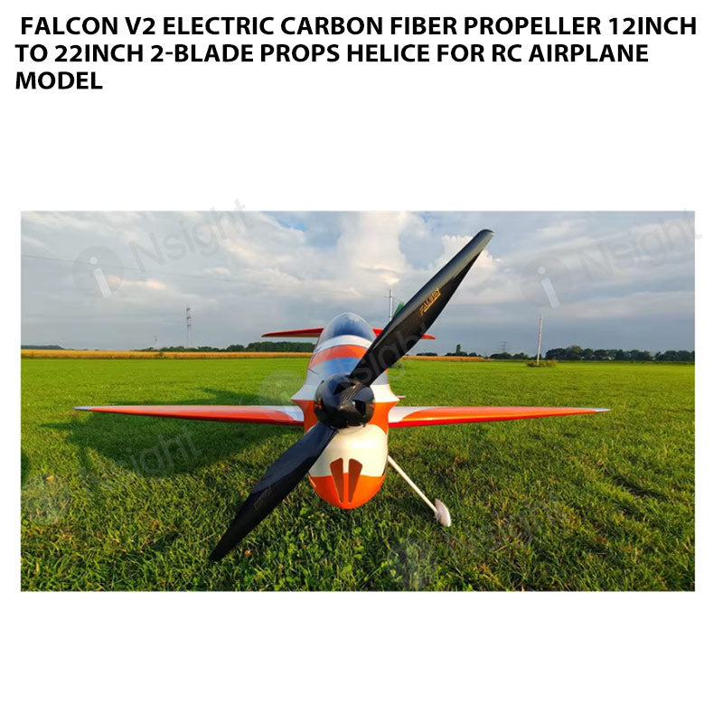 FALCON V2 Electric Carbon Fiber Propeller 12inch to 22inch 2-blade Pro ...