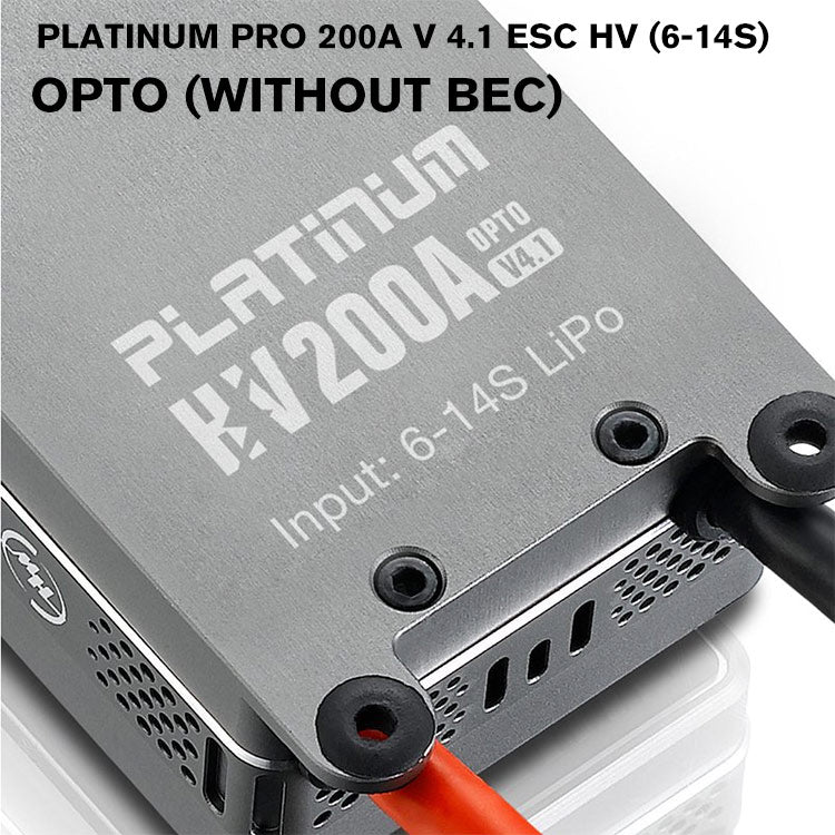 Hobbywing Platinum PRO 200A V 4.1 ESC HV (6-14S) – iNsightFPV