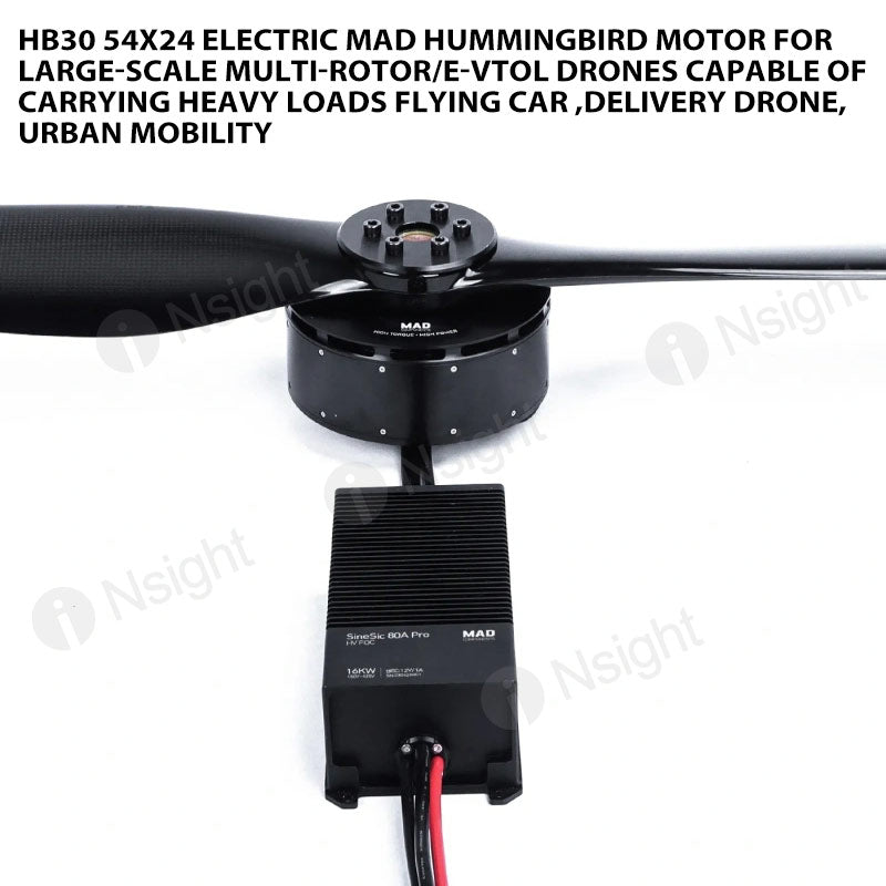 HB30 54X24 electric MAD Hummingbird motor for large-scale multi-rotor ...