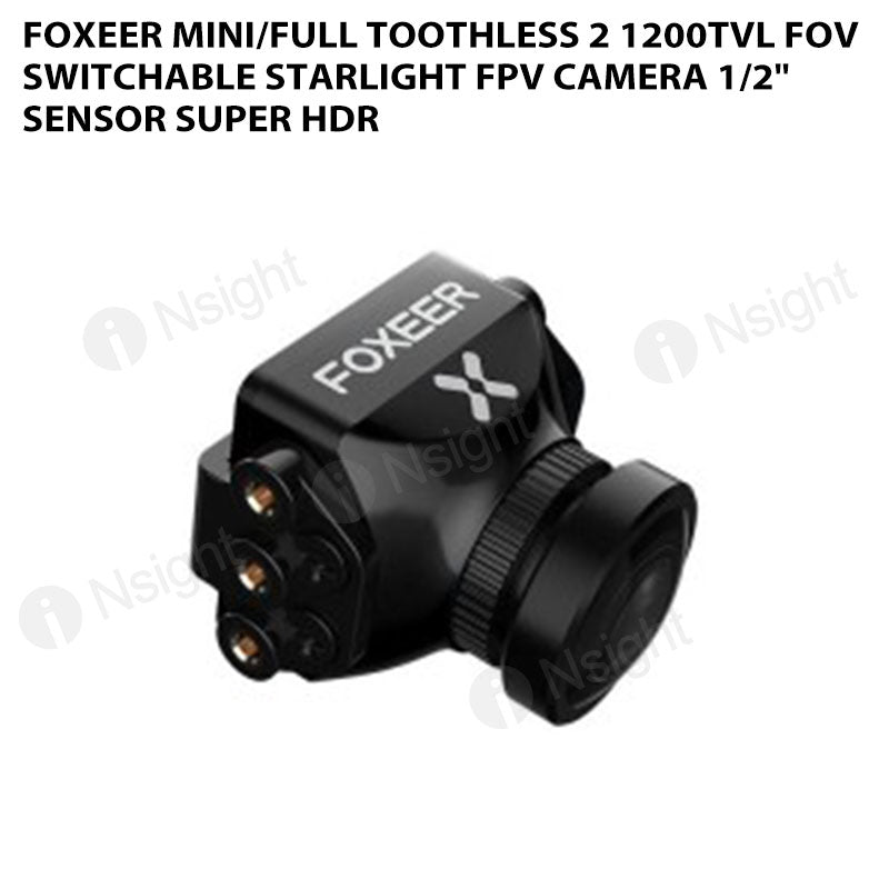 Foxeer Mini/Full Toothless 2 1200TVL FOV Switchable Starlight FPV Came ...