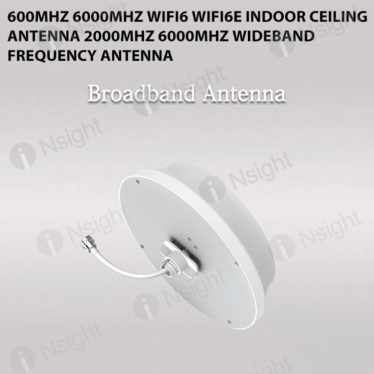 600MHz 6000MHz WiFi6 WiFi6E Indoor Ceiling Antenna 2000MHz 6000MHz Wid ...