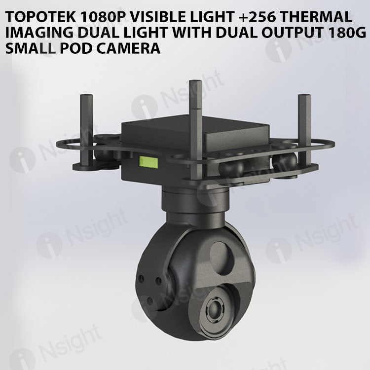 Topotek 1080P visible light +256 thermal imaging dual light with dual ...