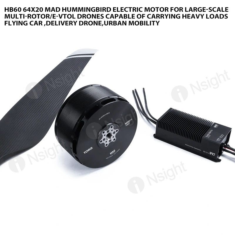 HB60 64X20 MAD Hummingbird electric motor for large-scale multi-rotor ...