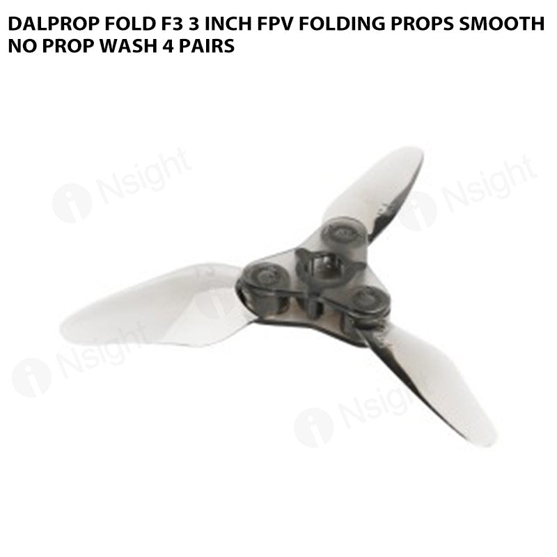 DALPROP FOLD F3 3 Inch FPV Folding Props Smooth No Prop Wash 4 Pairs ...