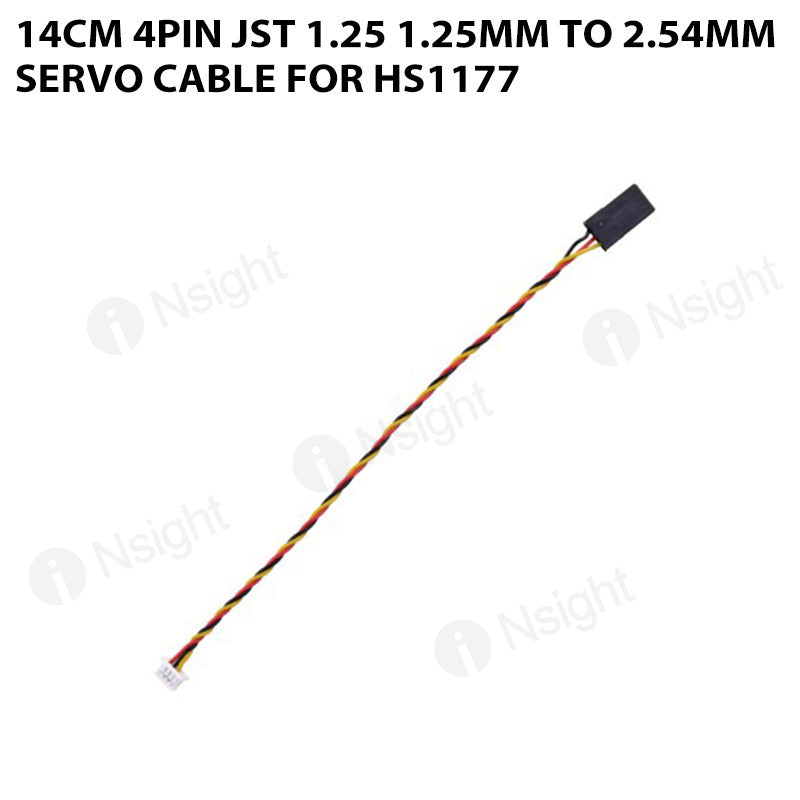 20cm Power Video 4pin 1.25mm to 2.54mm servo FPV cable – iNsightFPV
