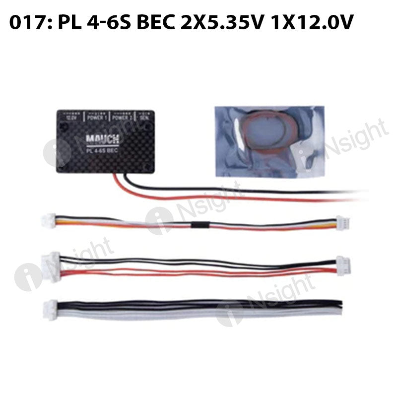 017: PL 4-6S BEC 2x5.35V 1x12.0V – iNsightFPV