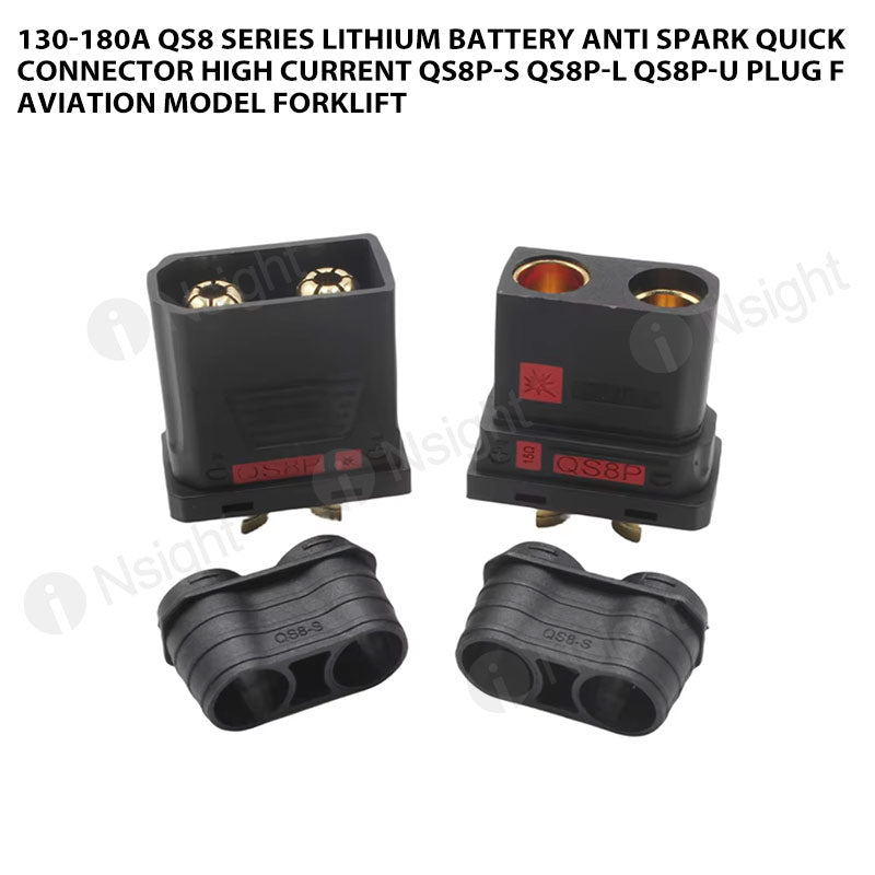 130-180A QS8 Series Lithium Battery Anti Spark Quick Connector High Cu ...