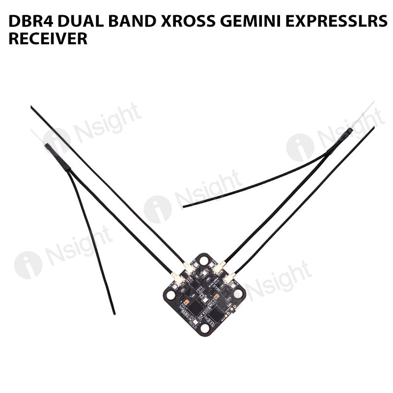 DBR4 Dual Band Xross Gemini ExpressLRS Receiver – iNsightFPV