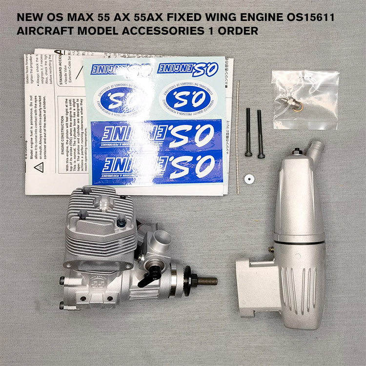 New OS Max 55 AX 55AX Fixed Wing Engine OS15611 Aircraft Model Accesso ...