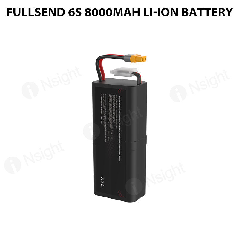 Fullsend 6S 8000mAh Li-Ion Battery （xt60 plug) – iNsightFPV