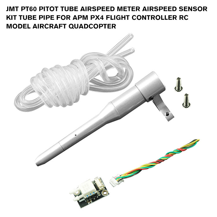 JMT PT60 Pitot Tube Airspeed Meter Airspeed Sensor Kit Tube Pipe for A ...