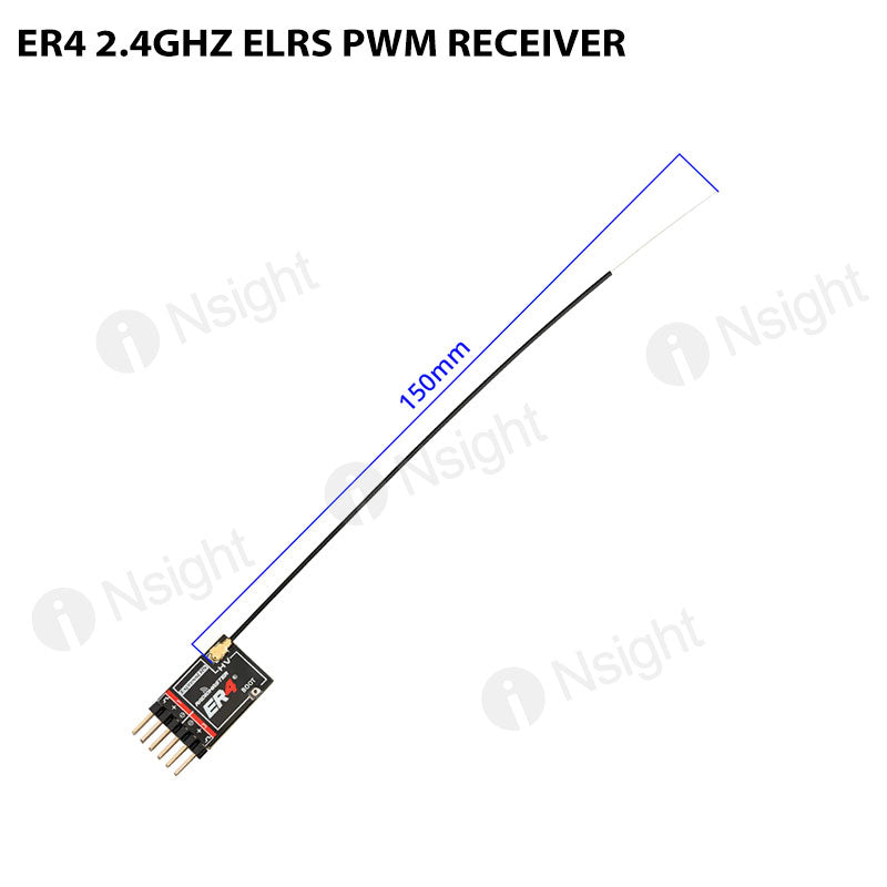 ER4 2.4GHz ELRS PWM Receiver – iNsightFPV