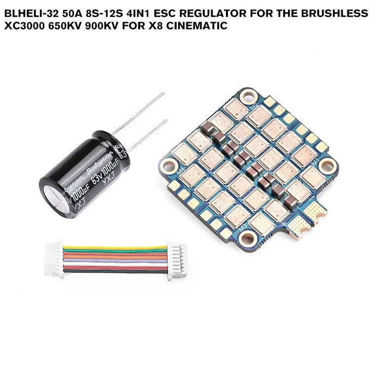 BLHeli-32 50A 8S-12S 4IN1 ESC Regulator For The Brushless XC3000 650KV ...