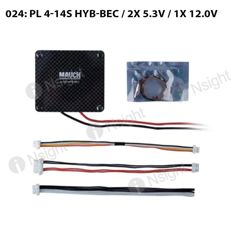 024: PL 4-14S HYB-BEC / 2x 5.3V / 1x 12.0V – iNsightFPV