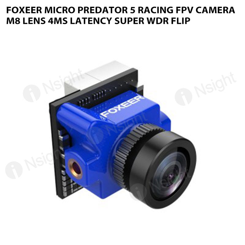 Foxeer Micro Predator 5 Racing FPV Camera M8 Lens 4ms Latency Super WD ...
