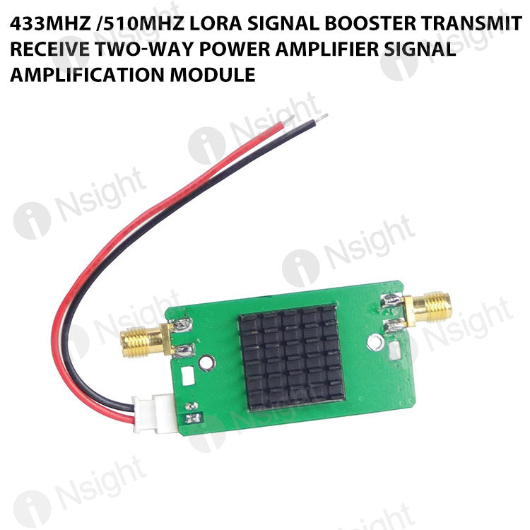 433MHz /510MHz Lora Signal Booster Transmit Receive Two-Way Power Ampl ...