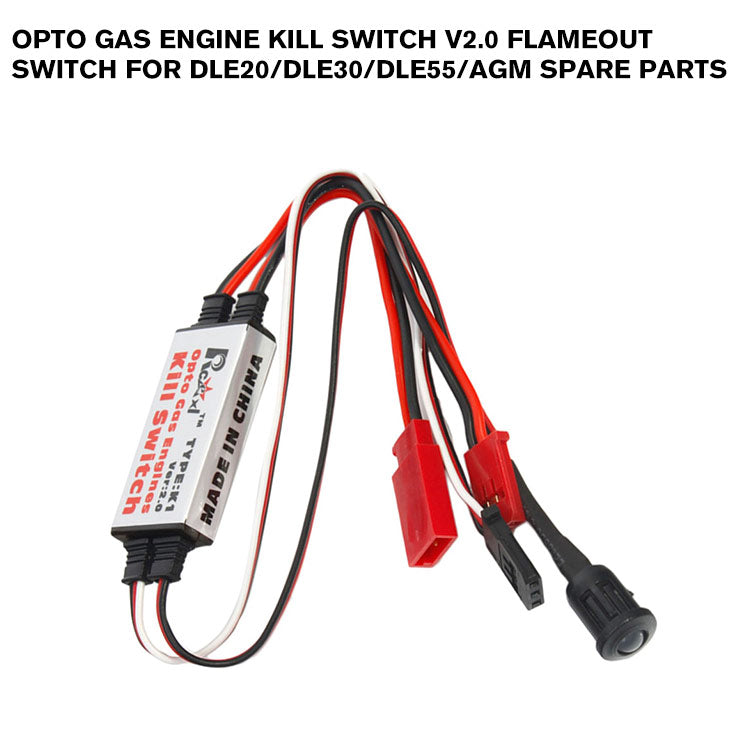Opto Gas Engine Kill Switch V2.0 Flameout Switch for DLE20/DLE30/DLE55 ...