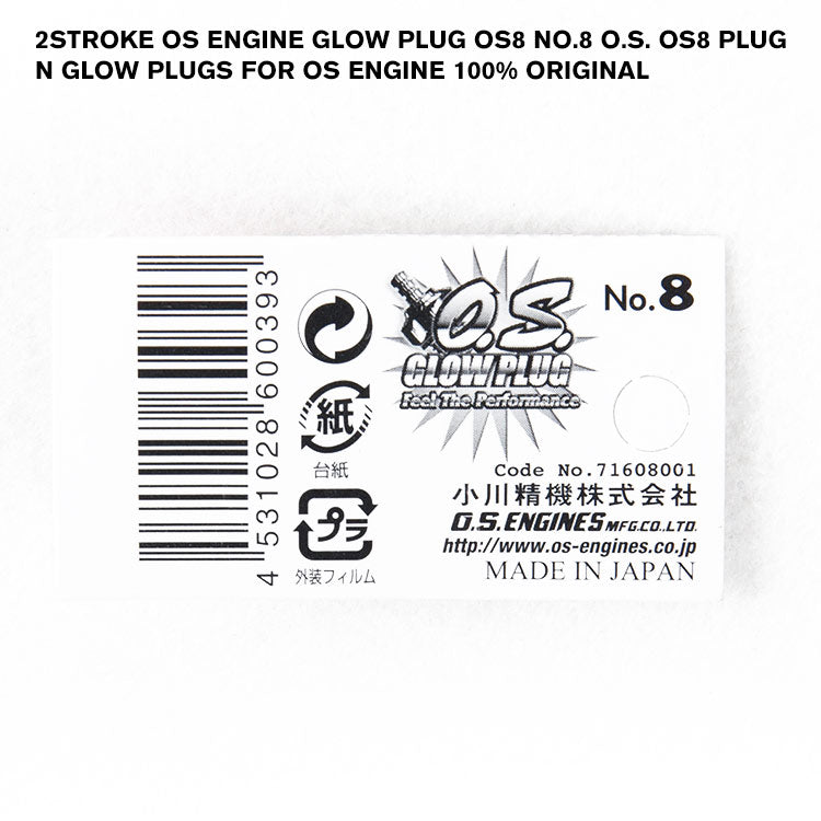 2Stroke OS Engine Glow Plug OS8 NO.8 O.S. OS8 Plug N Glow Plugs For OS ...