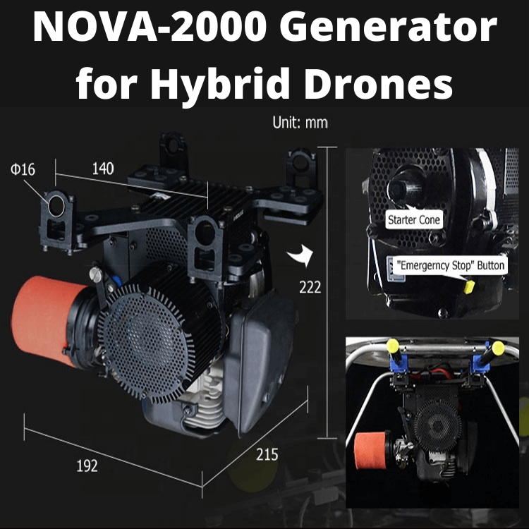NOVA-2000 Generator for Hybrid Drones – iNsightFPV