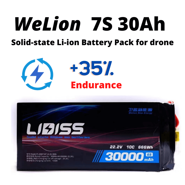 WeLion 7S 30000mAh Solid-state Li-ion Battery Pack for drone – iNsightFPV