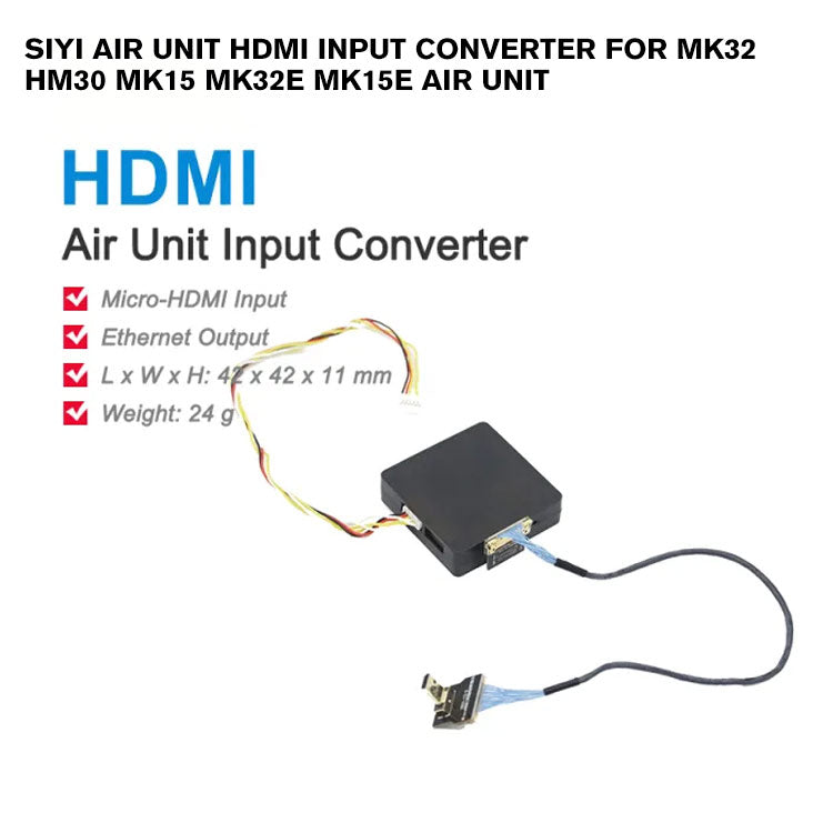 SIYI Air Unit HDMI Input Converter for MK32 HM30 MK15 MK32E MK15E Air ...