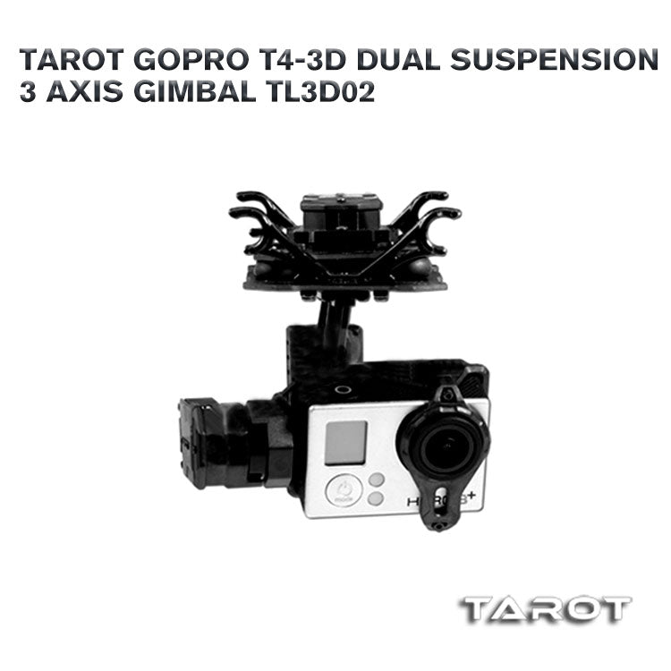 Tarot GOPRO T4-3D Dual suspension 3 axis Gimbal TL3D02 – iNsightFPV