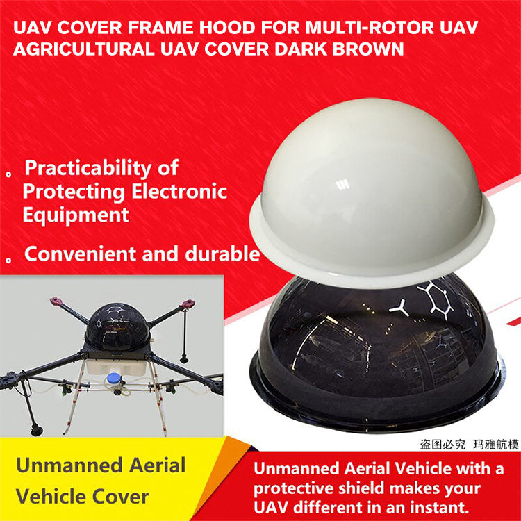 UAV Cover Frame Hood for Multi-rotor UAV Agricultural UAV Cover Dark B ...