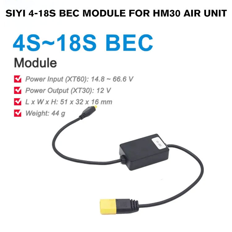 SIYI 4-18S BEC Module for HM30 Air Unit – iNsightFPV