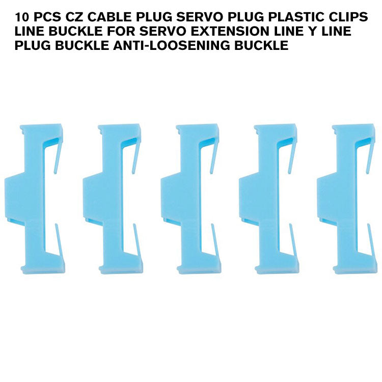 10 Pcs CZ Cable Plug Servo Plug Plastic Clips Line Buckle for Servo Ex ...