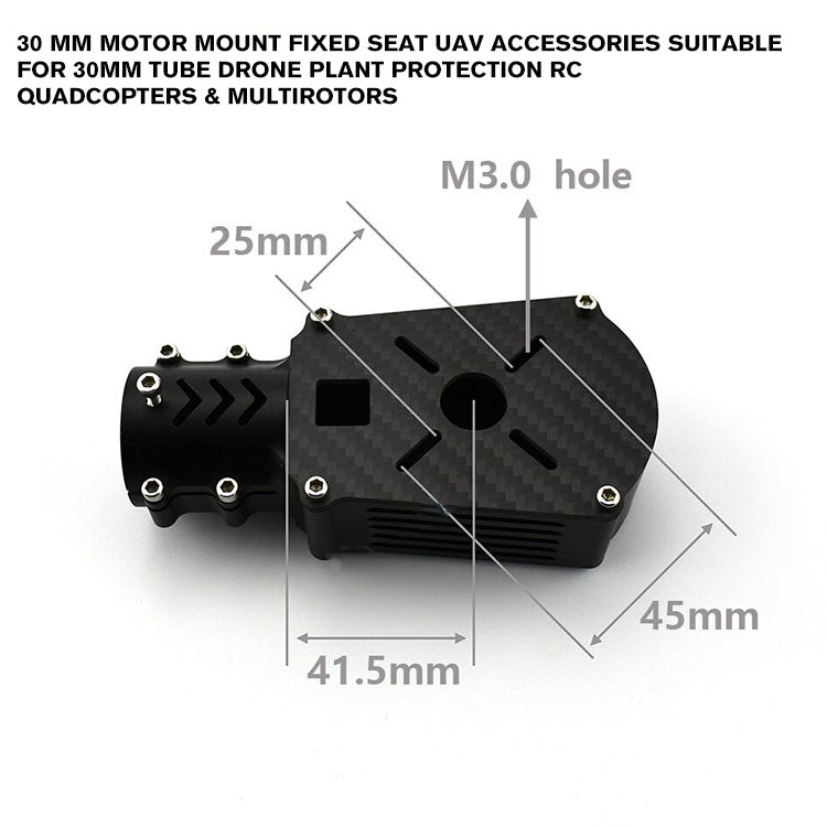 30 mm Motor Mount Fixed Seat UAV Accessories Suitable for 30mm Tube Dr ...