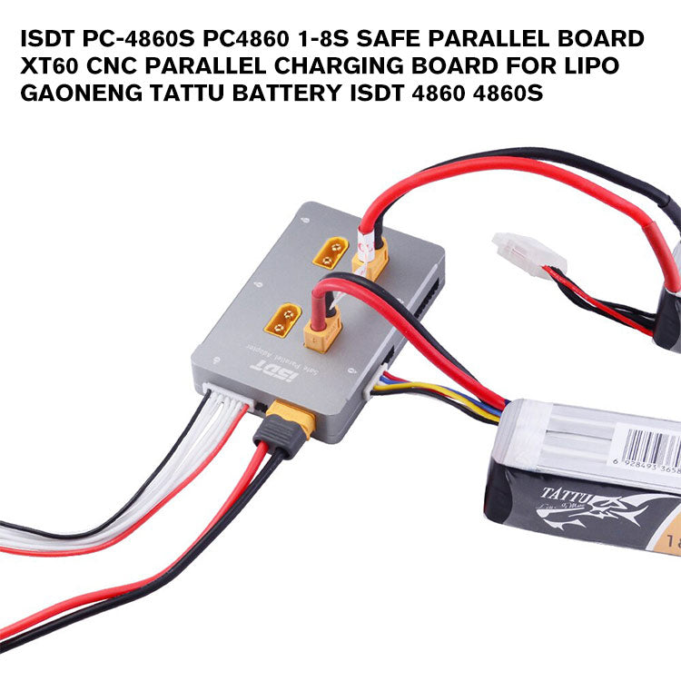 ISDT PC-4860S PC4860 1-8S Safe Parallel Board XT60 CNC Parallel Chargi ...